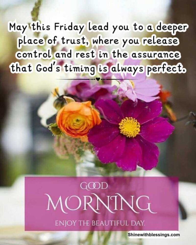 90+ Good Morning Friday Blessings Images for a Blessed Weekend